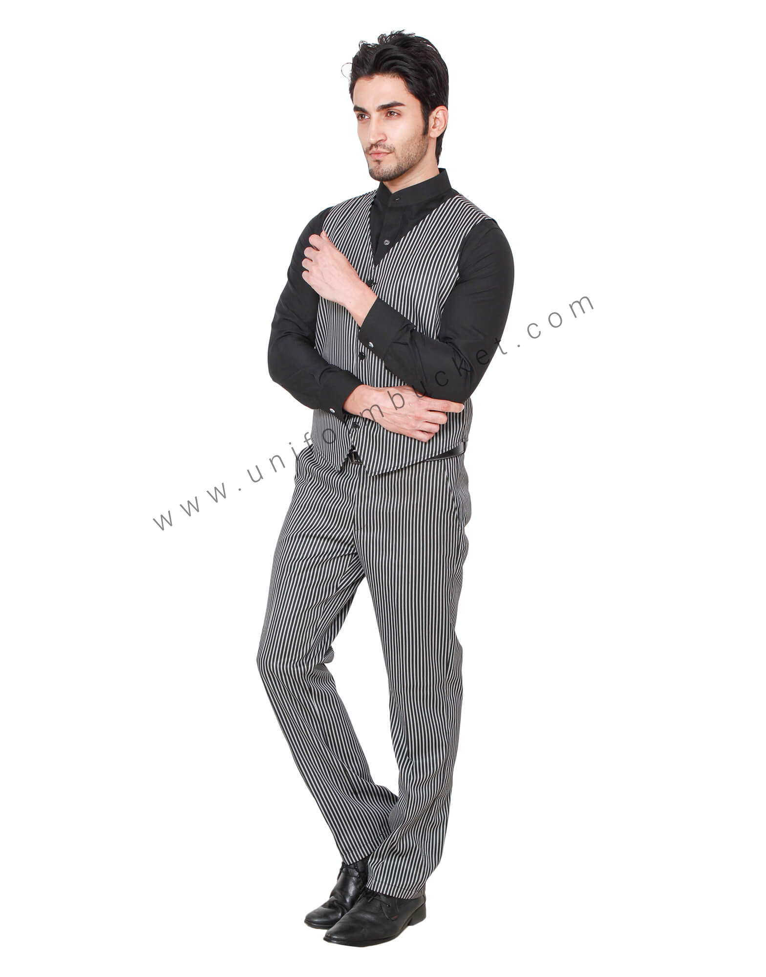 Buy Zebra Pattern Formal Vest For Men Online @ Best Prices in India ...