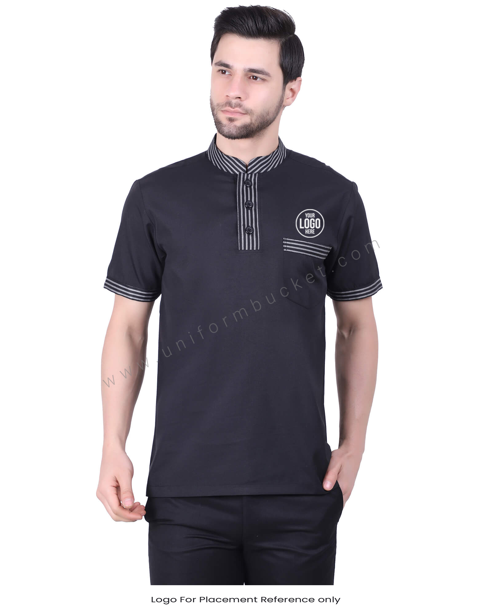 Buy Black Stylish T- Shirt With Zebra Patterns For Men Online @ Best ...