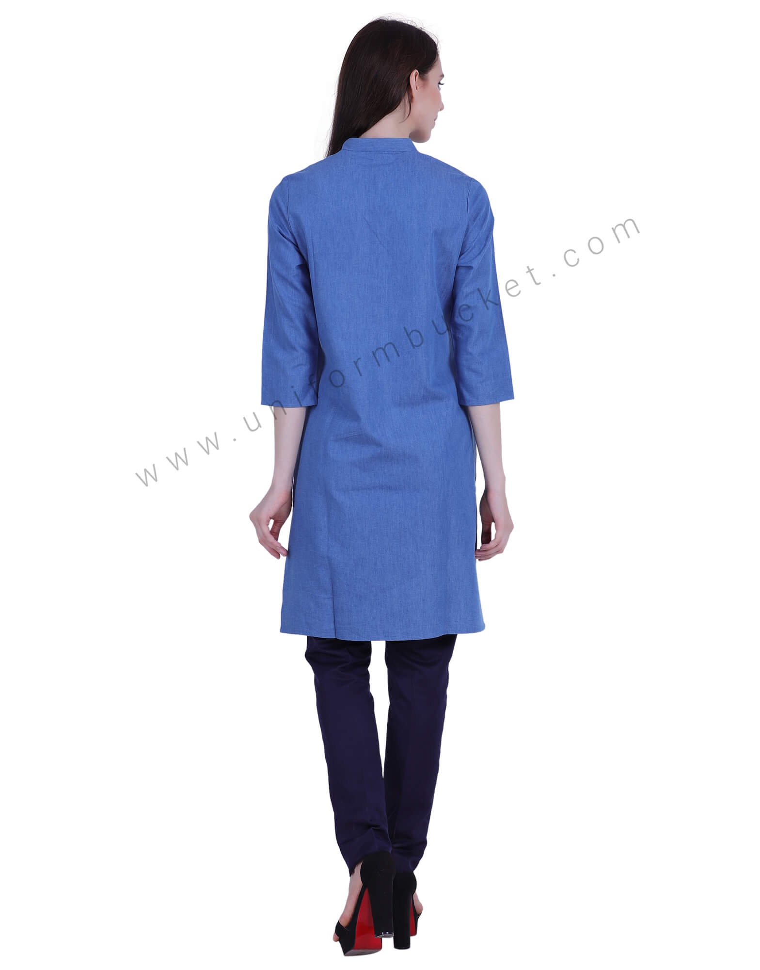 Buy Blue Denim Kurti For Women Online @ Best Prices in India | UNIFORM ... Buy Blue Denim Kurti For Women Online @ Best Prices in India | UNIFORM ...