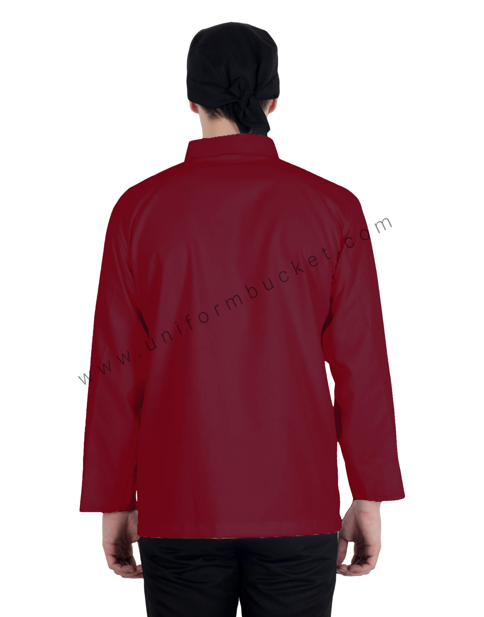 Buy Side Opening Maroon Chef Coat For Men Online @ Best Prices in India ...